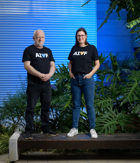 AiVF daniella gilboa prof daniel zeidman – Jonathan Bloom Photographer